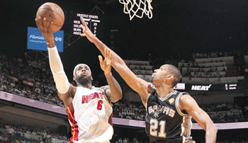 James y Allen salvan al Heat - Periodico La República