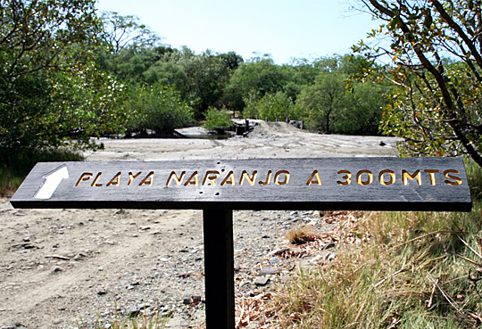Prohibido ingresar en vehículo a Playa Naranjo - Periodico La República