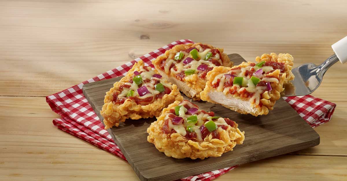 KFC lanzó la “Chizza”, pizza a base de pollo - Periodico La República
