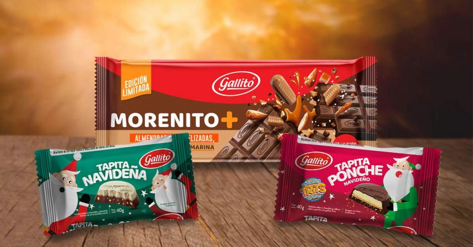 Gallito lanza Tapita sabor a ponche y trozos de Trits y tableta de ...