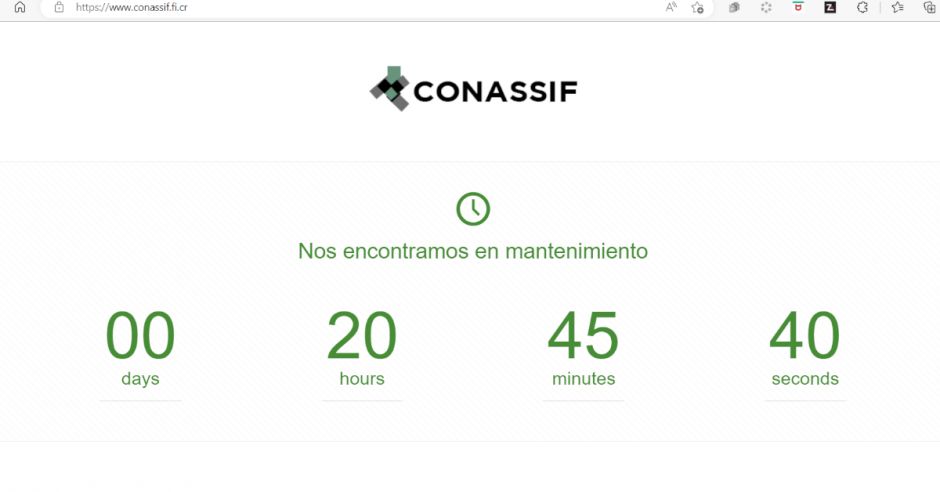 Sitio web del Conassif se encuentra inhabilitado por ataque cibernético ...