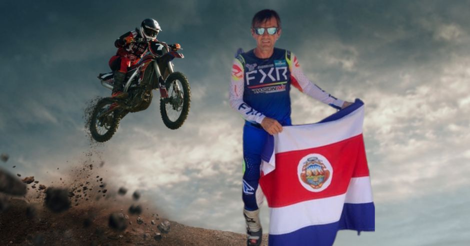 Adrián Robert de 57 años se corona campeón latinoamericano de motocross ...
