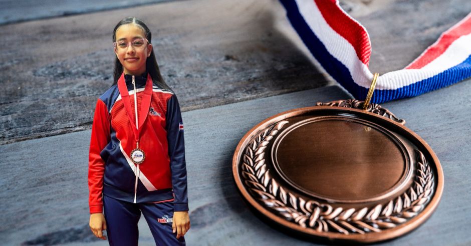 Tica Amanda Jiménez de 12 años gana bronce y es la #3 de América en ...