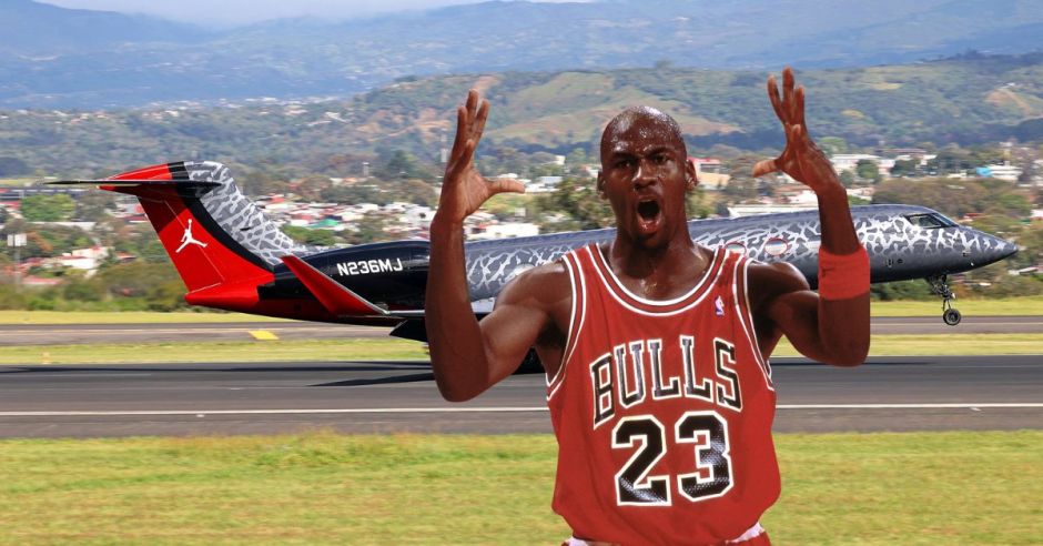 Michael Jordan está en Costa Rica, llegó en este espectacular avión ...