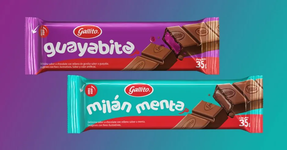 Tabletas rellenas de Milán Menta y Guayabita, lo nuevo de Gallito ...