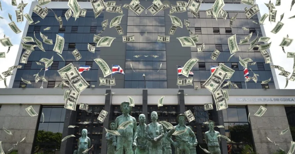 Dólar baja ¢1,10 respecto al viernes y suma ocho días seguidos por ...